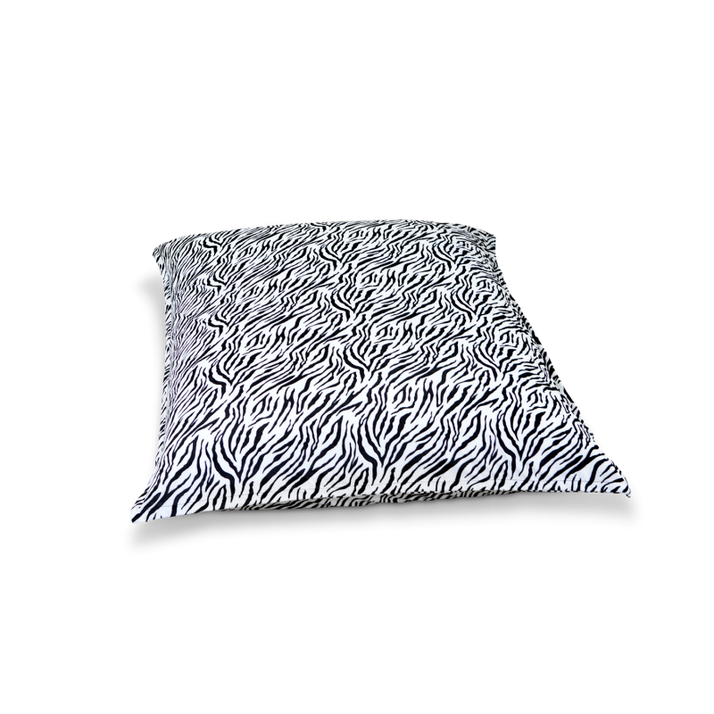 Smoothy Sitzsack Sitzkissen Safari Edition Aus Samt Zebra